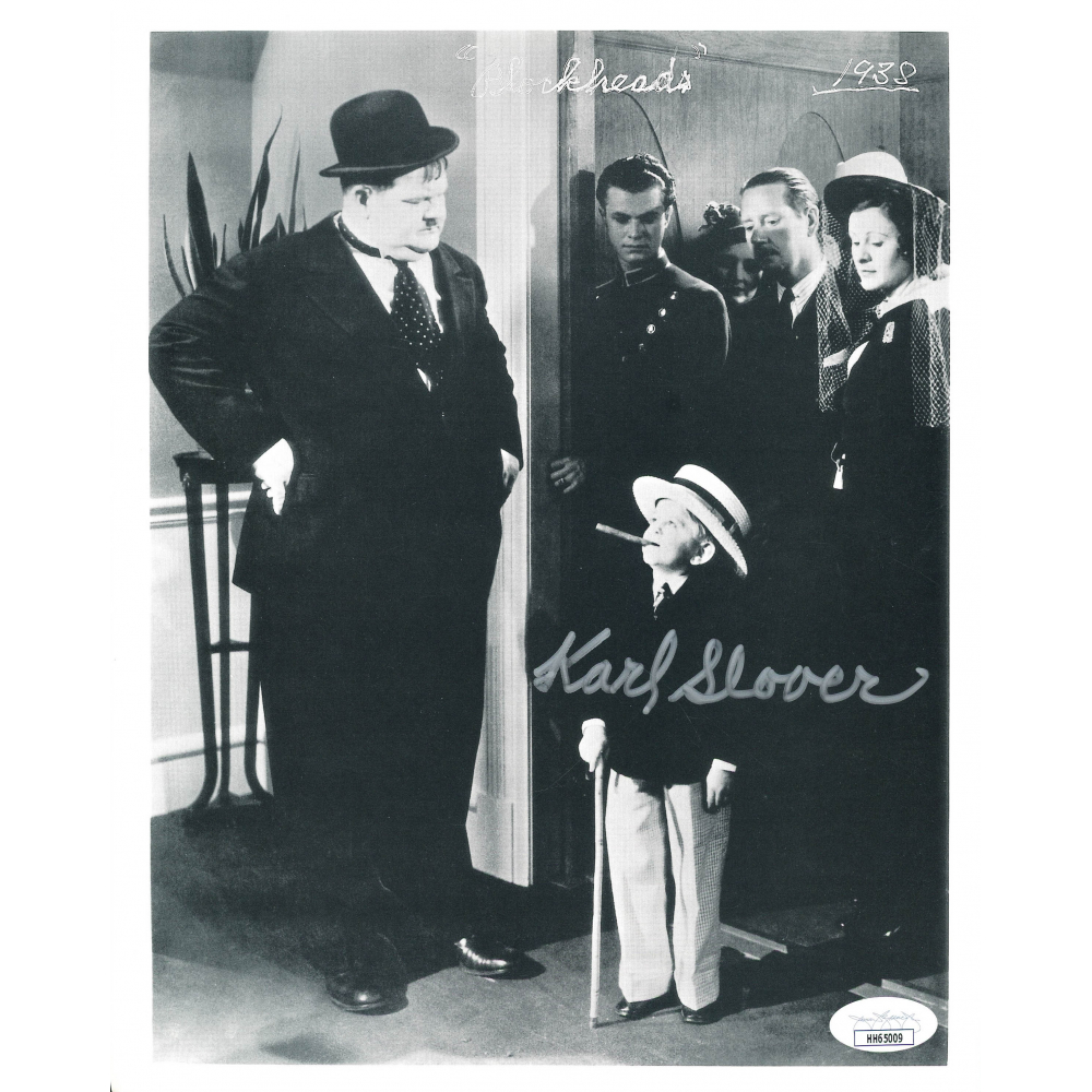Karl Slover Signed "Block-Heads" 8x10 Photo (JSA COA) | Pristine Auction
