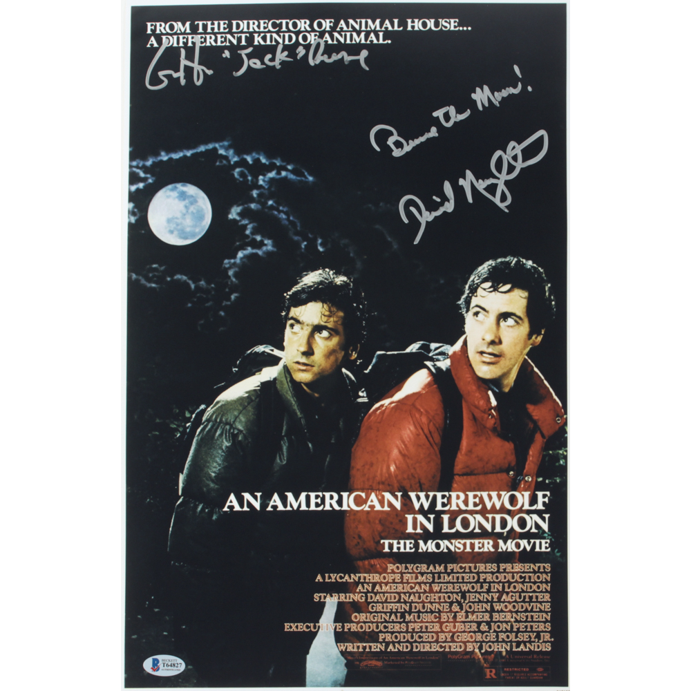 David Naughton & Griffin Dunne Signed "An American Werewolf in London ...