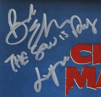 Bob Elmore & Bill Moseley Signed "The Texas Chainsaw Massacre Part 2 ...