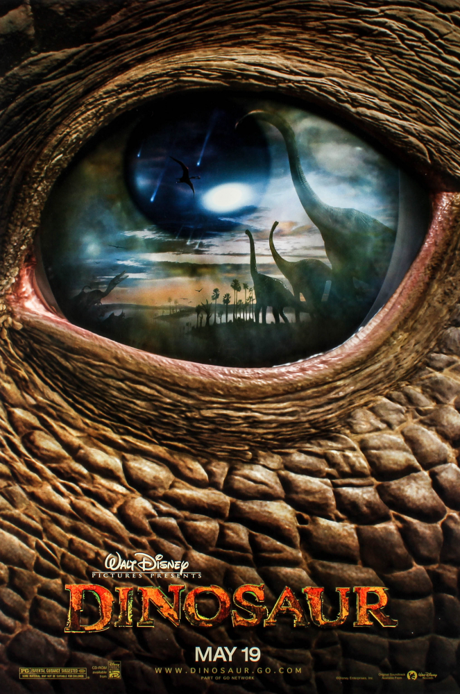 "Dinosaur" 27x40 Original Movie Teaser Poster | Pristine Auction