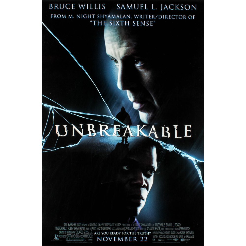 "Unbreakable" 27x40 Original Movie Poster | Pristine Auction