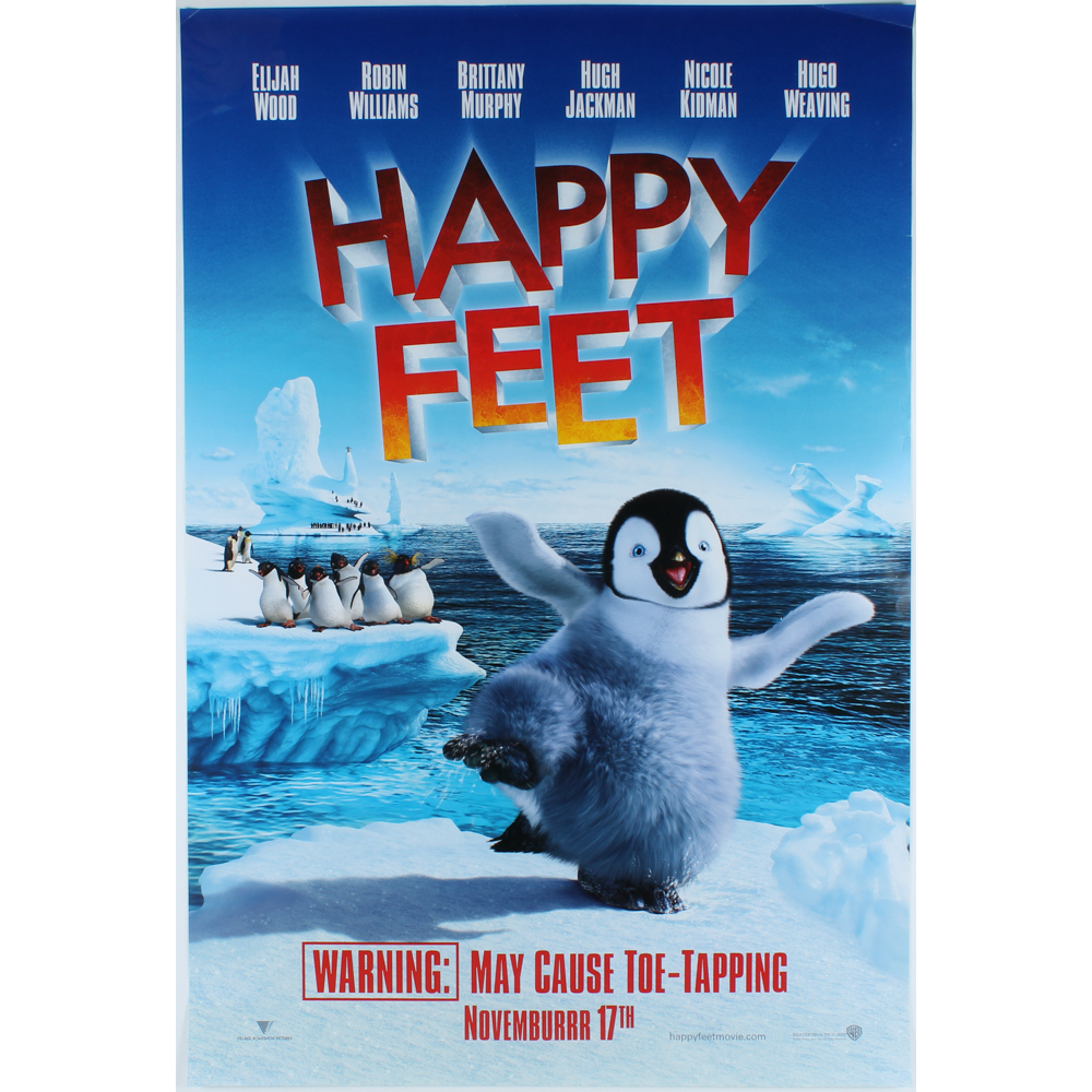 "Happy Feet" 27x40 Movie Teaser Poster | Pristine Auction