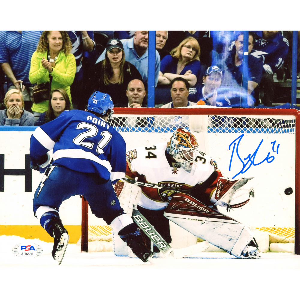 Brayden Point Signed Lightnings 8x10 Photo (PSA COA) | Pristine Auction