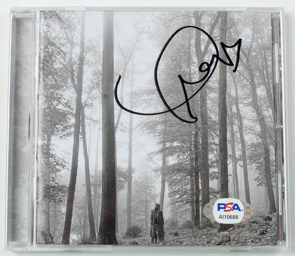 Taylor Swift Signed Folklore CD Disc Cover (PSA) | Pristine Auction
