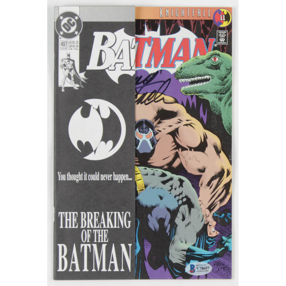 Doug Moench Signed 1993 "Batman" Issue #497 Marvel Comic Book (Beckett ...