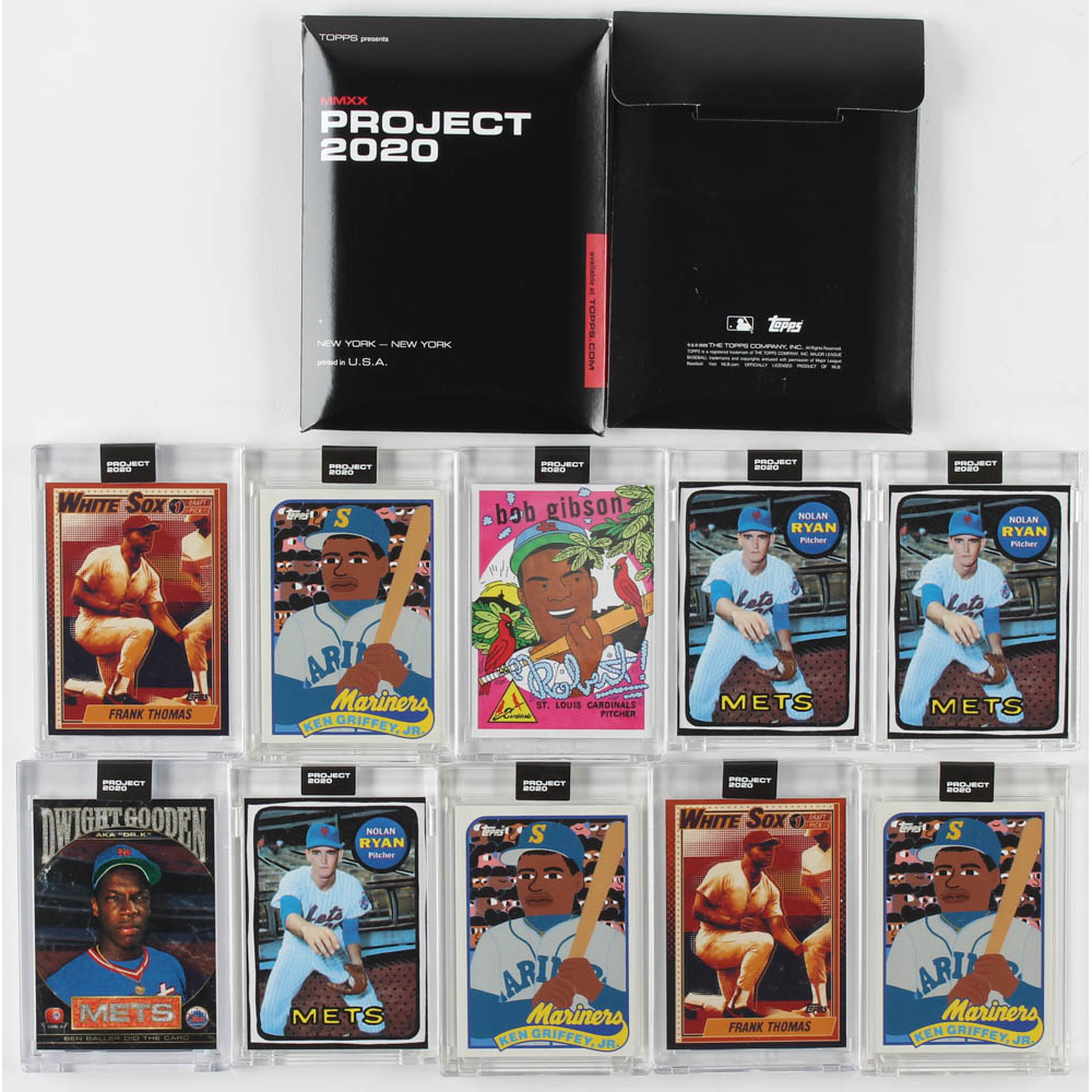 Lot of (10) 2020 Topps Project 2020 Baseball Cards with (3) #87 Nolan ...