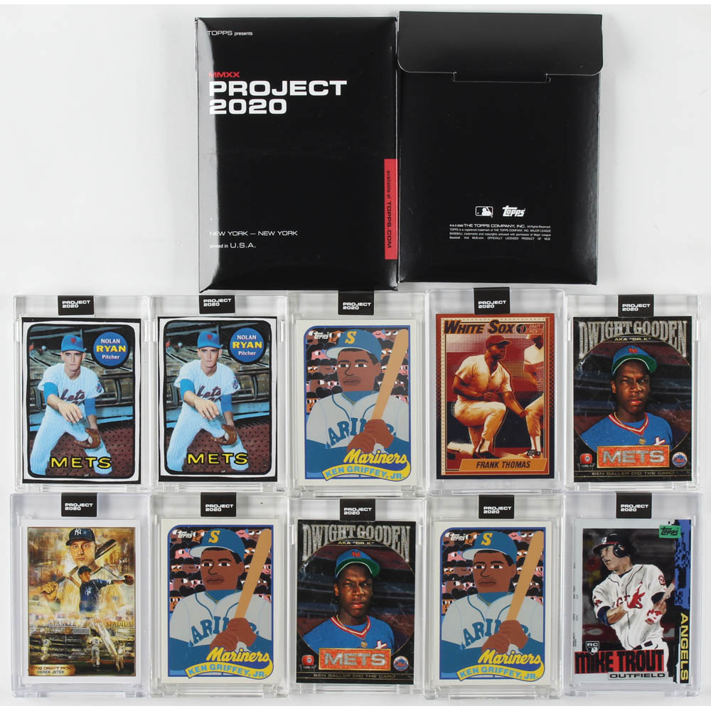Lot of (10) 2020 Topps Project 2020 Baseball Cards with (2) #87 Nolan ...