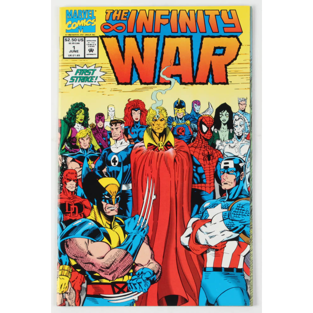 1992 "The Infinity War" Issue #1 Marvel Comic Book | Pristine Auction