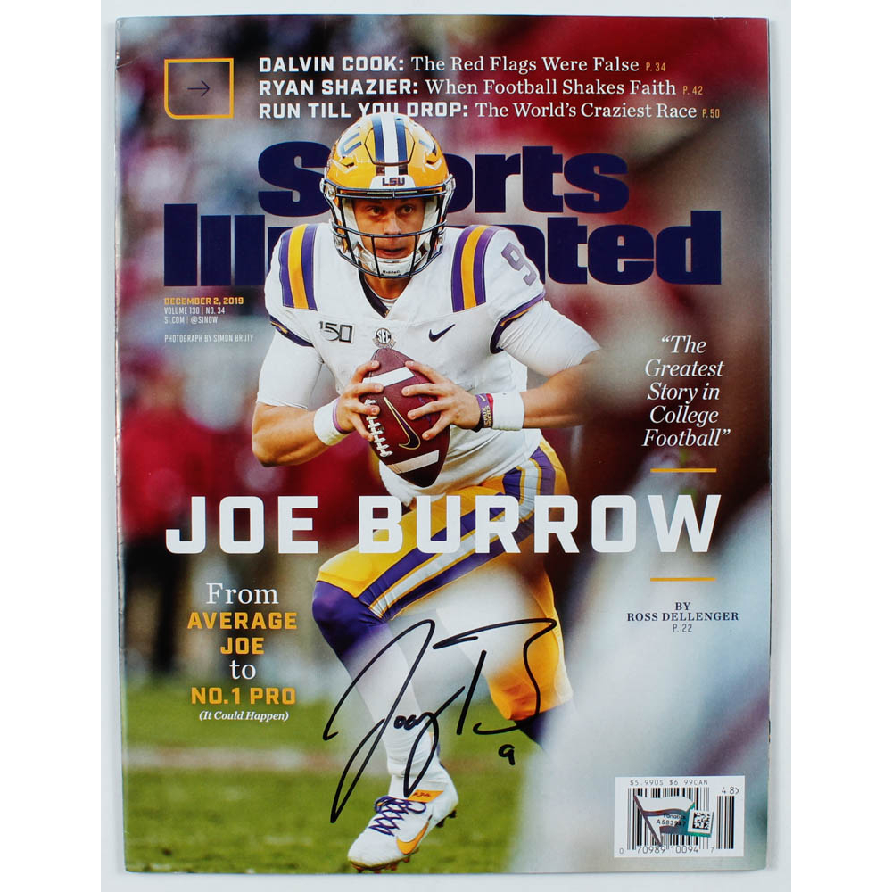 Joe Burrow Signed 2019 "Sports Illustrated" Magazine (Fanatics Hologram ...