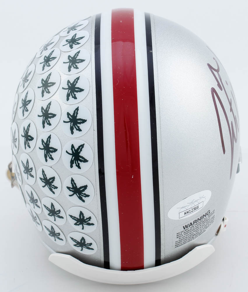 Justin Fields Signed Ohio State Buckeyes Mini Helmet (JSA COA ...
