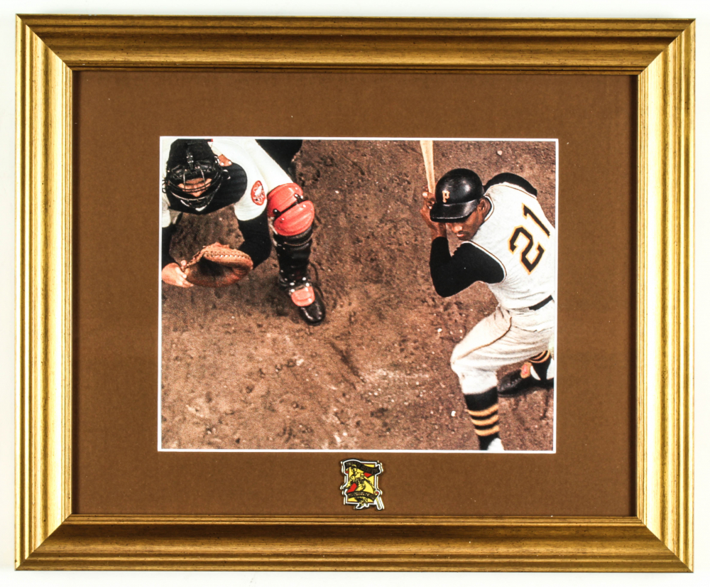 Roberto Clemente Pirates 13.5x16.5 Custom Framed Photo Display with ...