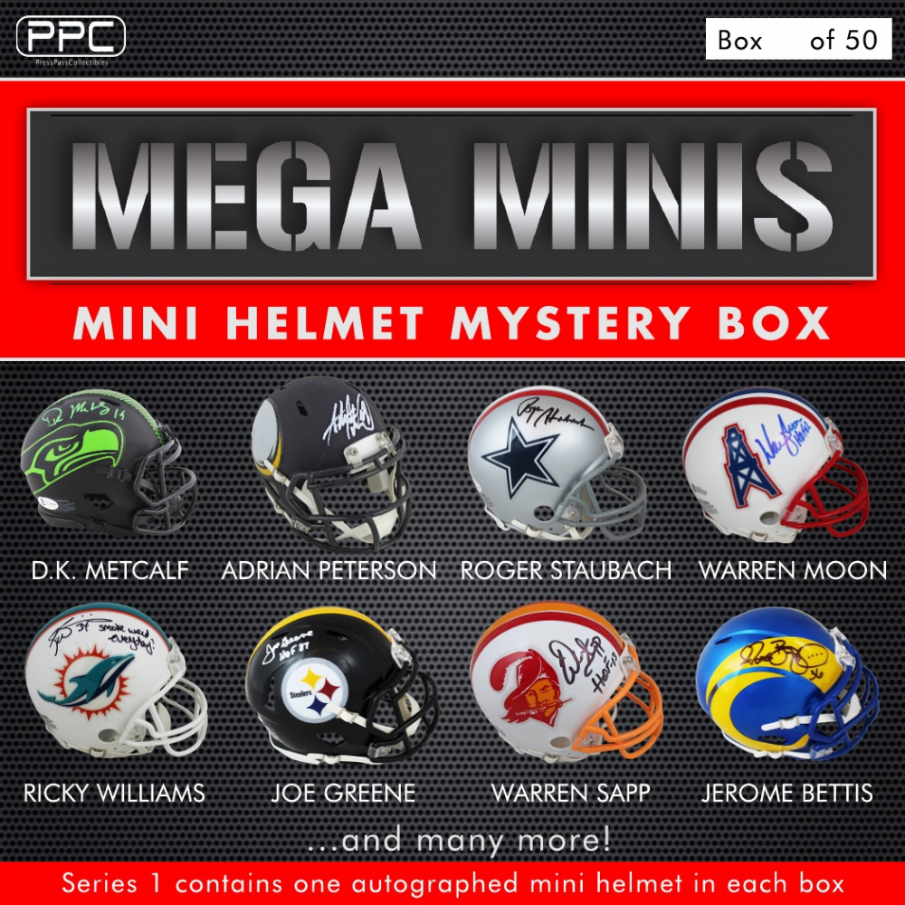 Press Pass Collectibles 2020 Mega Mini Helmet Mystery Box – Series 1 ...
