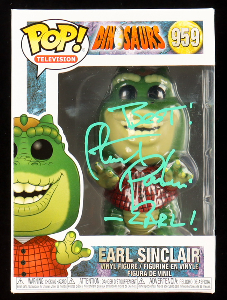 Stuart Pankin Signed "Dinosaurs" #959 Earl Sinclair Funko Pop! Vinyl ...