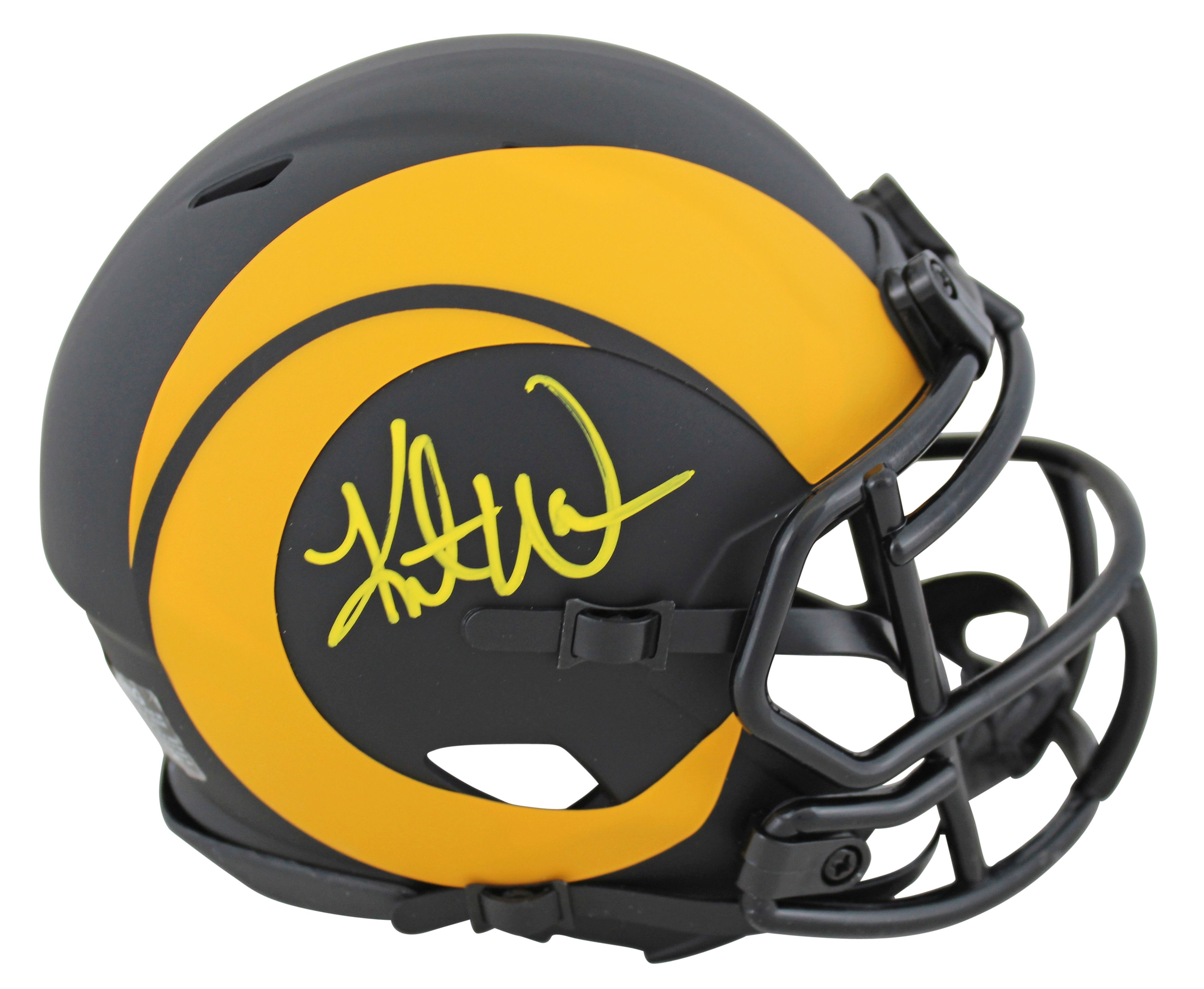 Kurt Warner Signed Rams Eclipse Alternate Speed Mini Helmet (Beckett ...