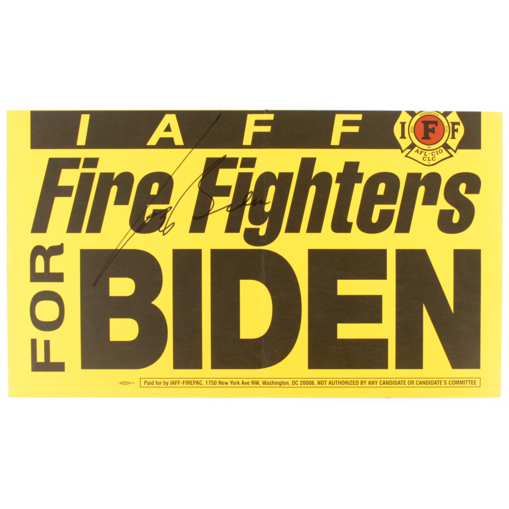 Joe Biden Signed 13x22 Campaign Sign (Beckett LOA) | Pristine Auction