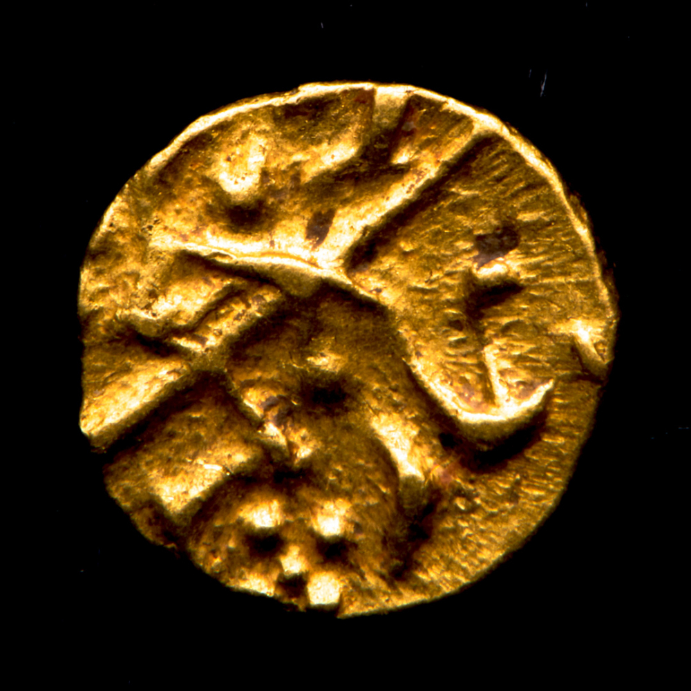(1700-1800) India, Mughal Empire Fanam Gold Coin | Pristine Auction