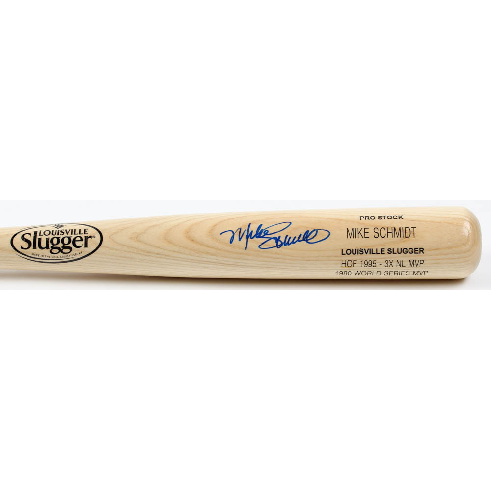 Mike Schmidt Signed Louisville Slugger Baseball Bat (Radtke) | Pristine ...