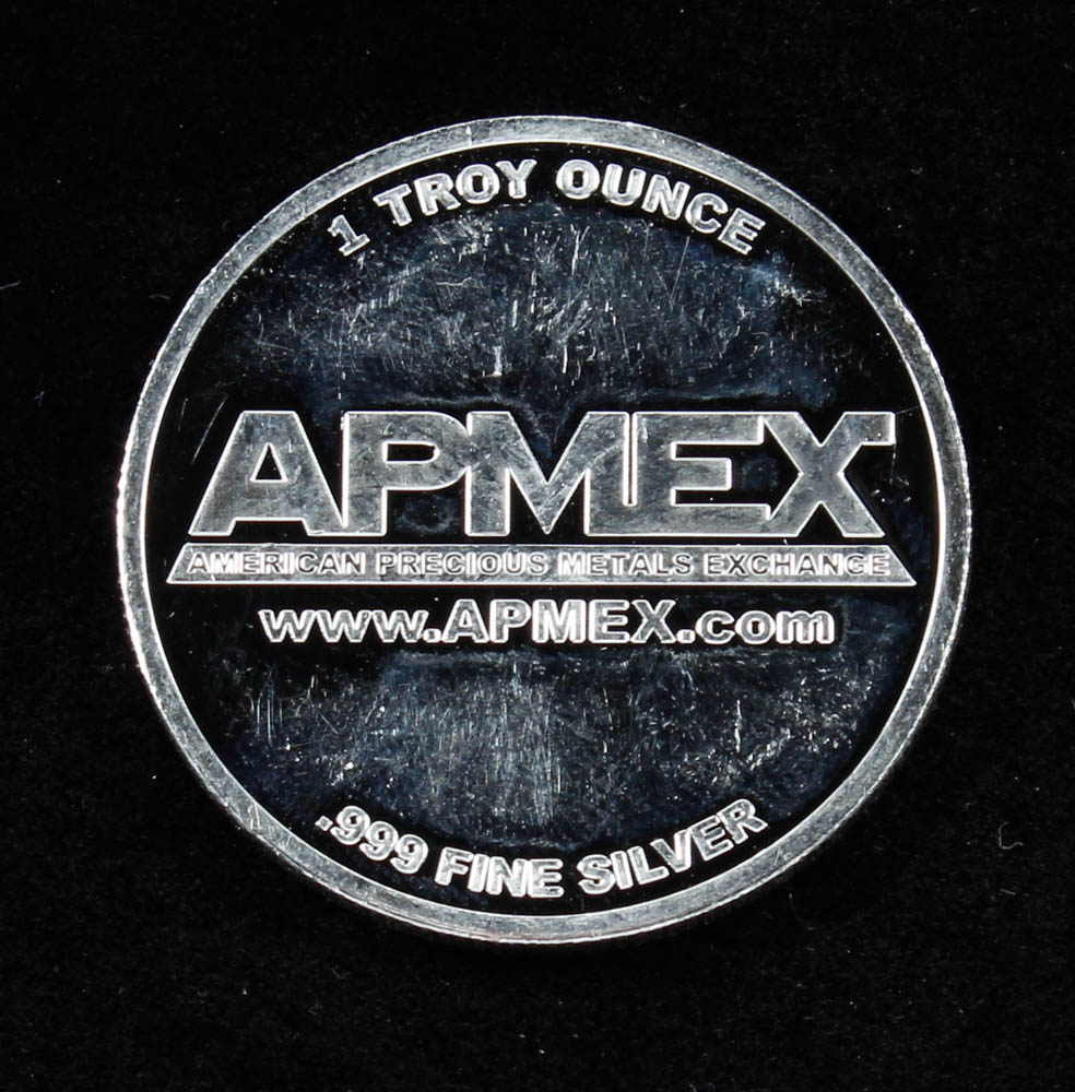 1 Troy Ounce .999 Fine Silver "APMEX" Bullion Round | Pristine Auction