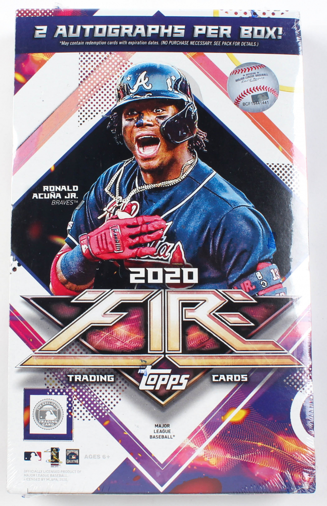 2020 Topps Fire Baseball Hobby Box with (20) Packs | Pristine Auction
