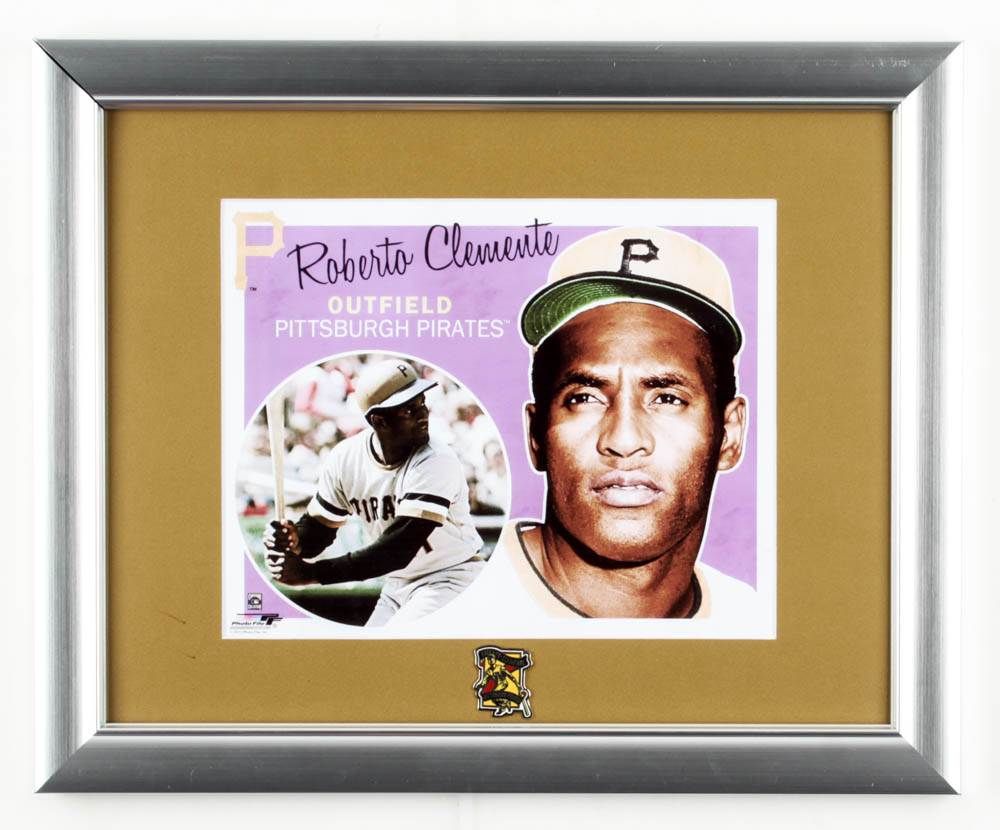 Roberto Clemente Pirates 13x16 Custom Framed Photo Display with Roberto ...