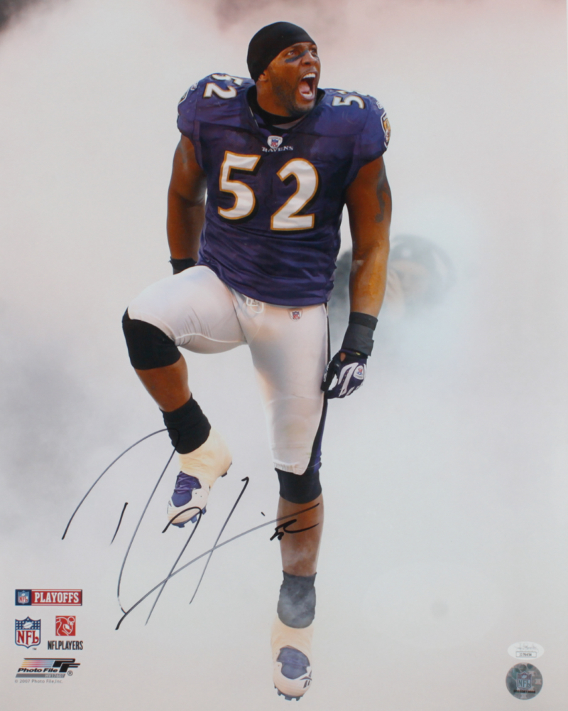 Ray Lewis Signed Ravens 16x20 Photo (JSA COA) | Pristine Auction