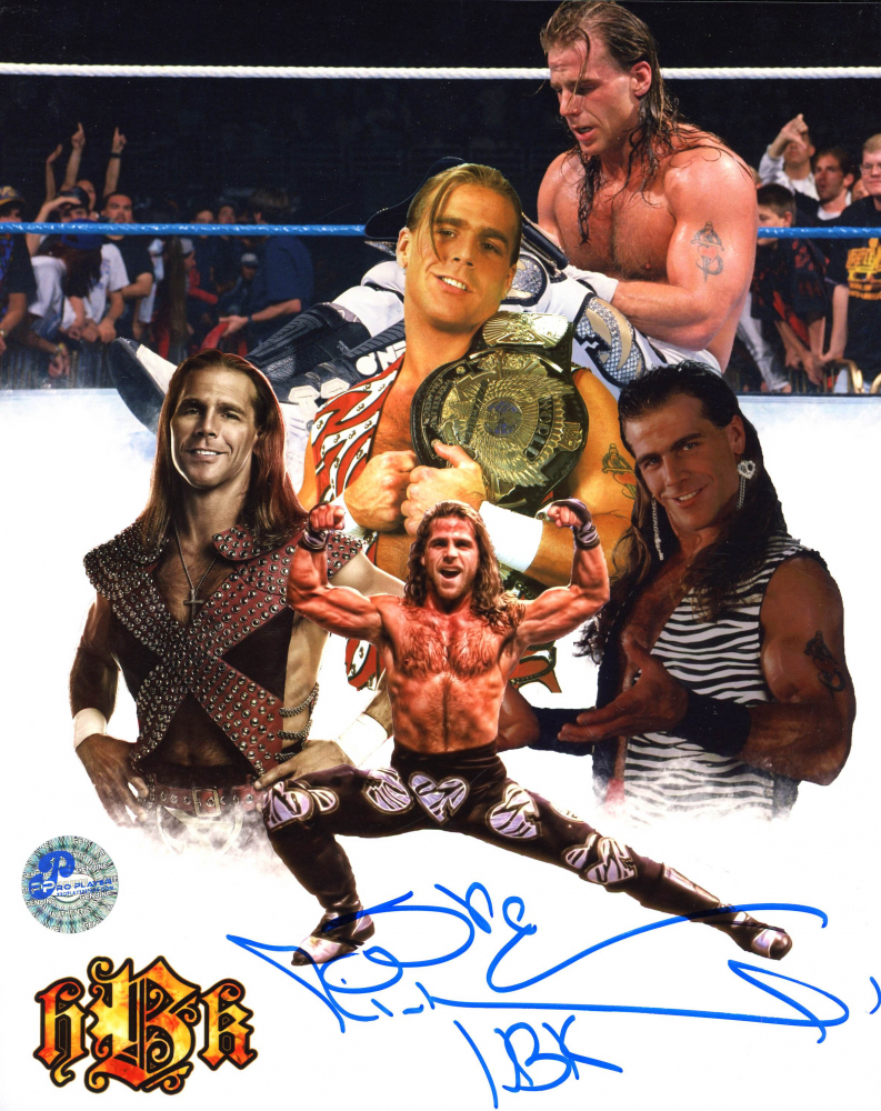 Shawn Michaels Signed WWE 8x10 Photo Inscribed "HBK" (Pro Player ...