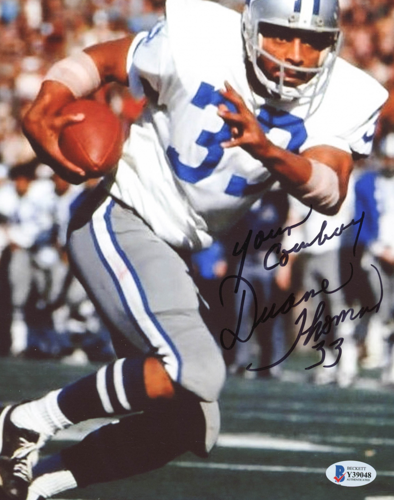 Duane Thomas Signed Cowboys 8x10 Photo Inscribed "Your Cowboy" (Beckett ...