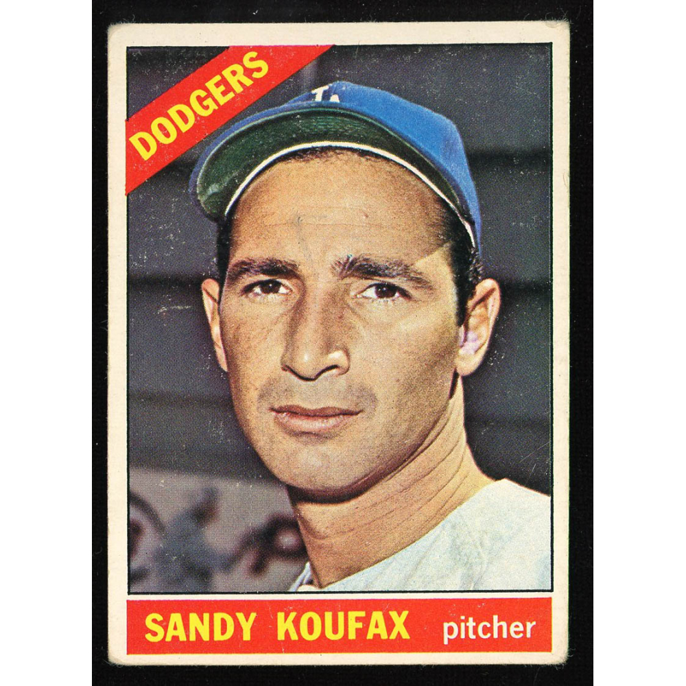 Sandy Koufax 1966 Topps #100 | Pristine Auction