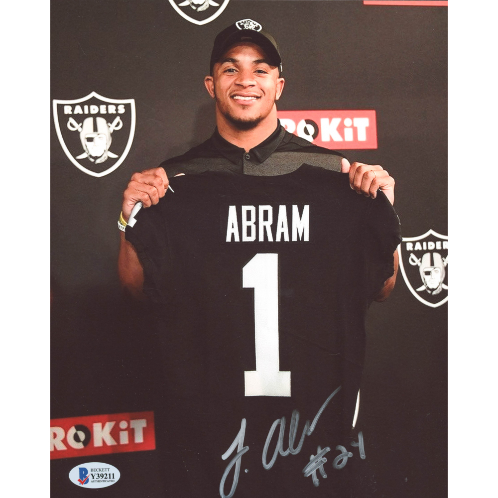 Jonathan Abram Signed Raiders 8x10 Photo (Beckett COA) | Pristine Auction