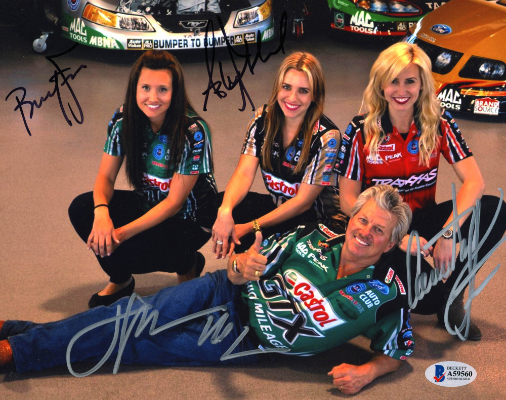 Force Family Racing 8x10 Photo Signed by (4) with John Force, Brittany ...