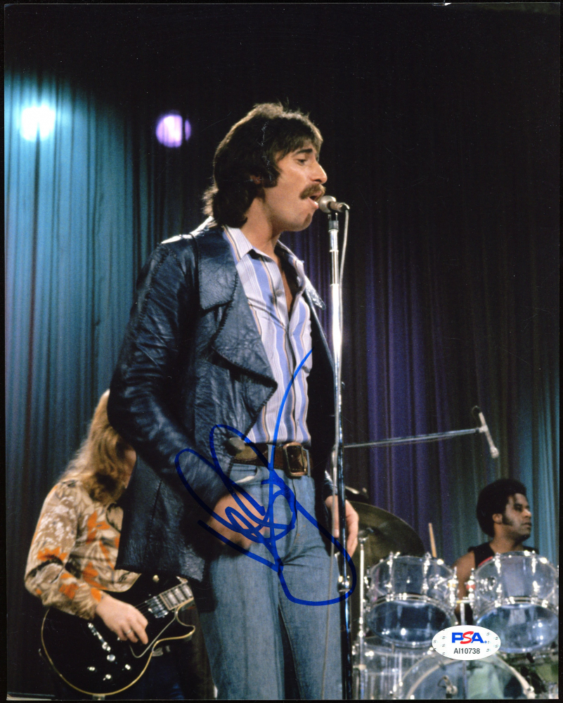 Chuck Negron Signed 8x10 Photo (PSA Hologram) | Pristine Auction