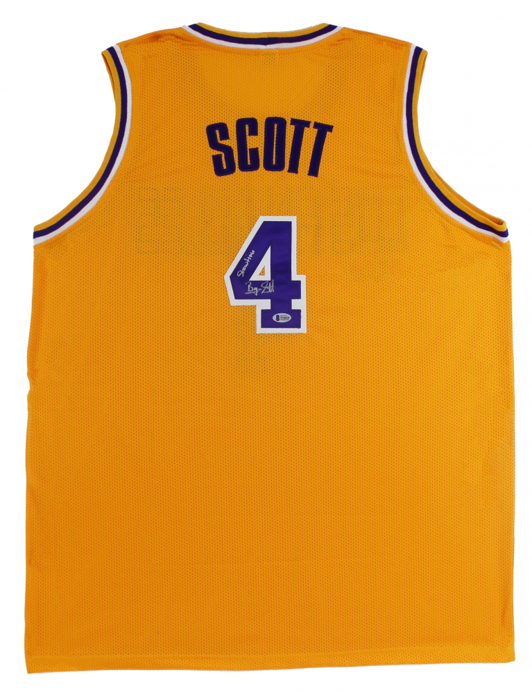 Byron Scott Signed Jersey Inscribed "Showtime" (Beckett) | Pristine Auction