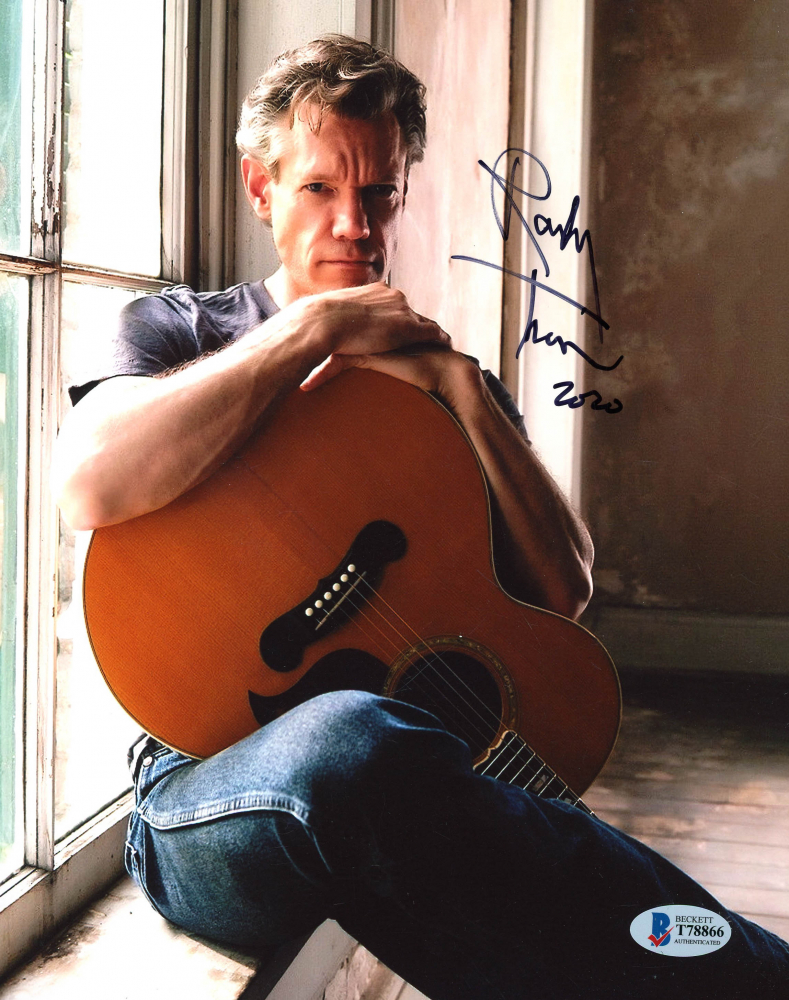 Randy Travis Signed 8x10 Photo Inscribed "God Bless You" & "2020 ...