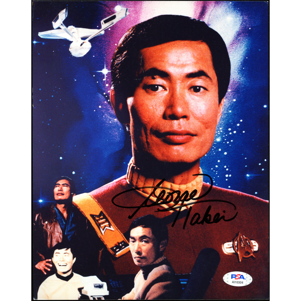George Takei Signed "Star Trek" 8x10 Photo (PSA Hologram) | Pristine ...