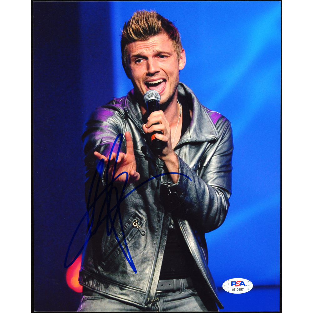 Nick Carter Signed 8x10 Photo (PSA Hologram) | Pristine Auction