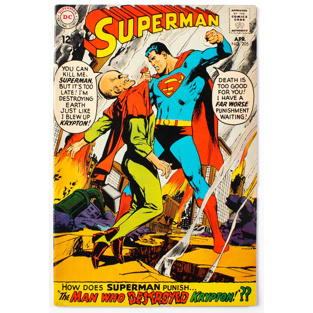 1966 "Superman" Issue #205 DC Comic Book | Pristine Auction
