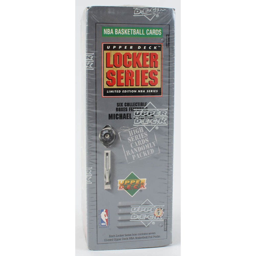 1991-92 Upper Deck NBA Michael Jordan Locker Series 1 Box with (7 ...