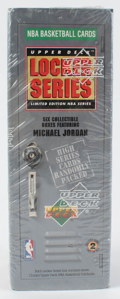 1991-92 Upper Deck NBA Michael Jordan Locker Series 2 Box with (7 ...
