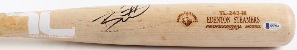 Bobby Witt Jr. Signed Game-Used Tucci Lumber Baseball Bat (Beckett COA ...