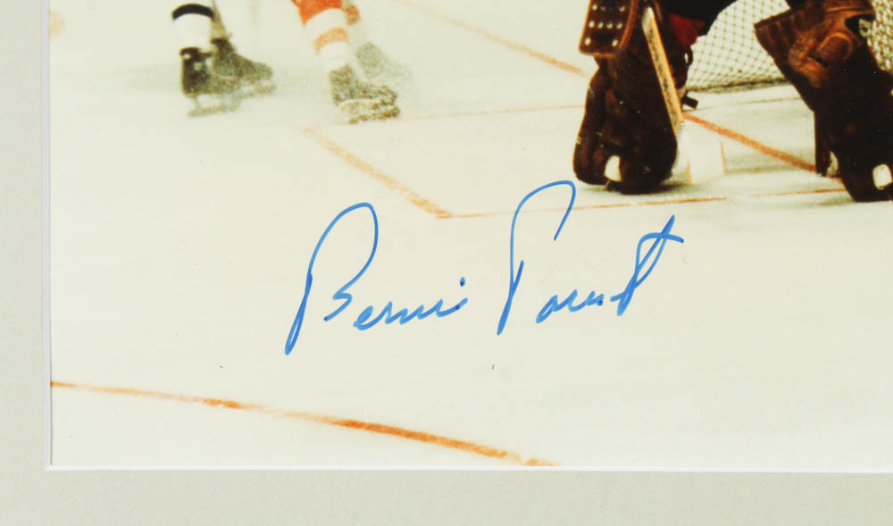 Bernie Parent Signed Flyers 13x16 Custom Framed Photo Display with ...