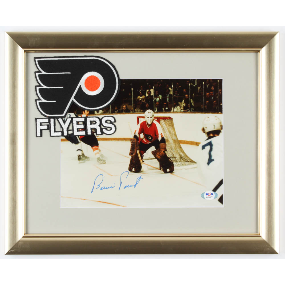 Bernie Parent Signed Flyers 13x16 Custom Framed Photo Display with ...