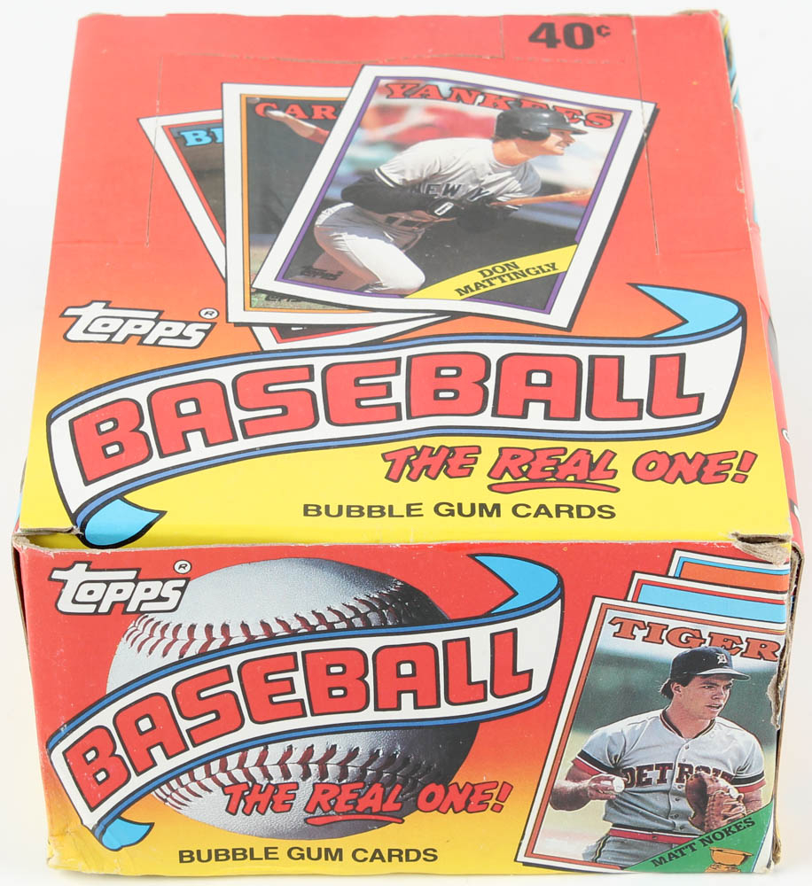 1988 Topps Baseball Wax Box with (36) Packs | Pristine Auction