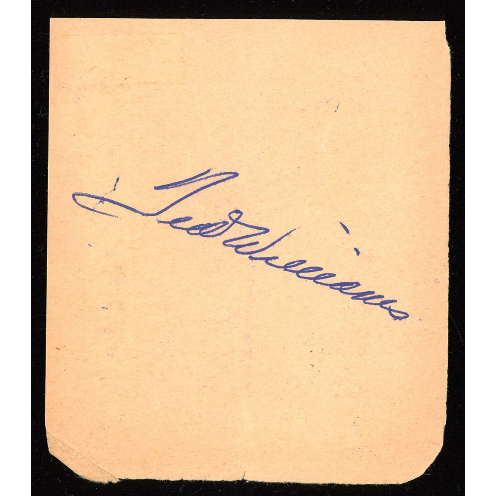 Ted Williams Signed 4x4.5 Page Cut (JSA LOA) | Pristine Auction