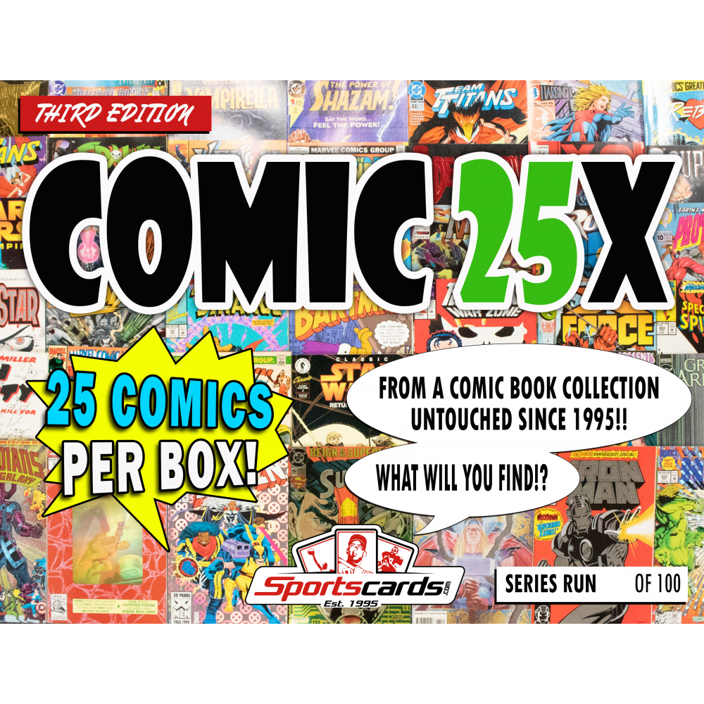 Sportscard.com “COMIC BOOK 25X SERIES” MYSTERY BOX – (25) COMICS PER ...