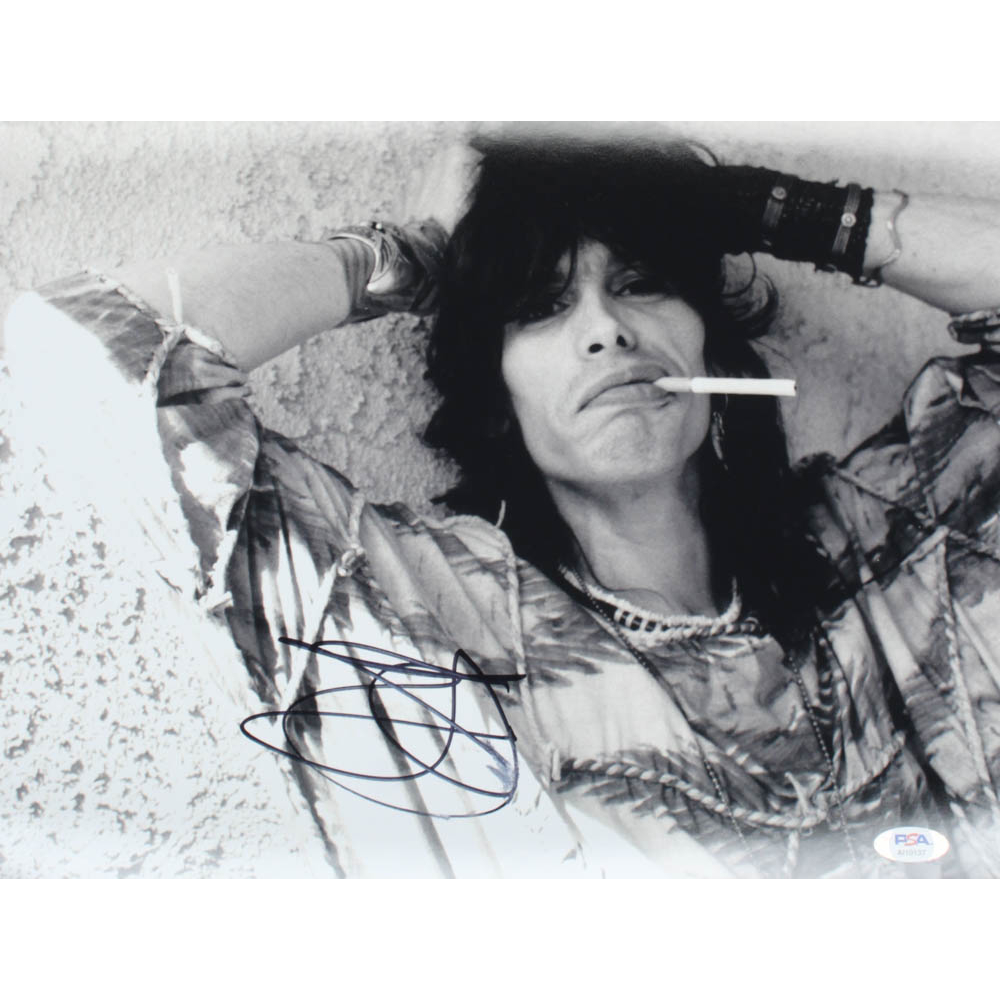 Steven Tyler Signed 11x14 Photo (PSA Hologram) | Pristine Auction