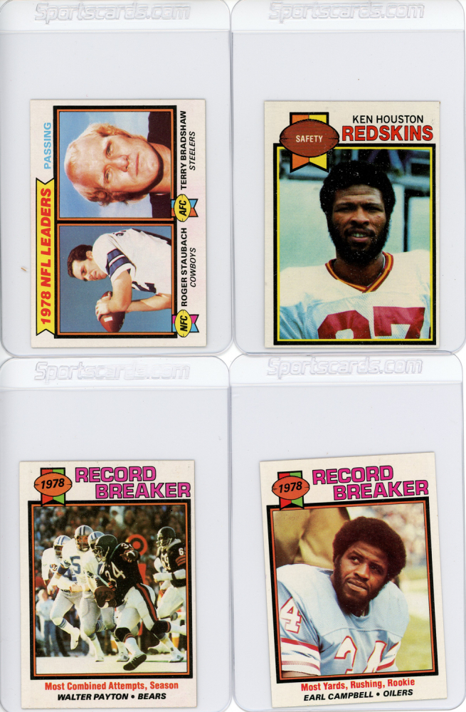 1979 Topps FOOTBALL Complete Set Break JUMBO Mystery BOX – 20 Cards Per ...