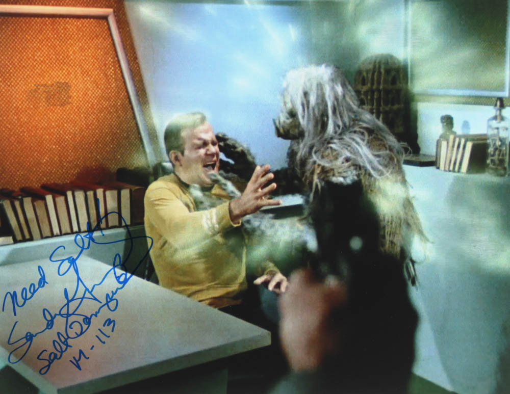 Sandra Gimpel Signed "Star Trek" 11x14 Photo Inscribed "Need Salt ...