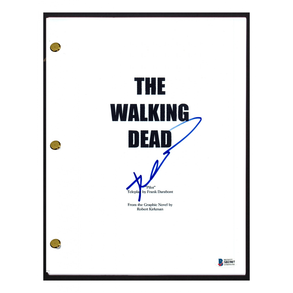 Robert Kirkman Signed "The Walking Dead" Pilot Episode Script (Beckett ...