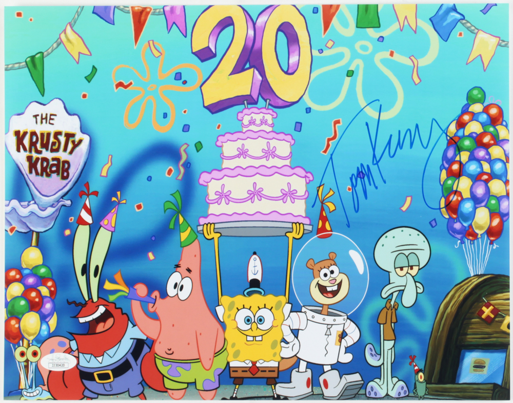 Tom Kenny Signed "SpongeBob SquarePants" 11x14 Photo (JSA COA ...