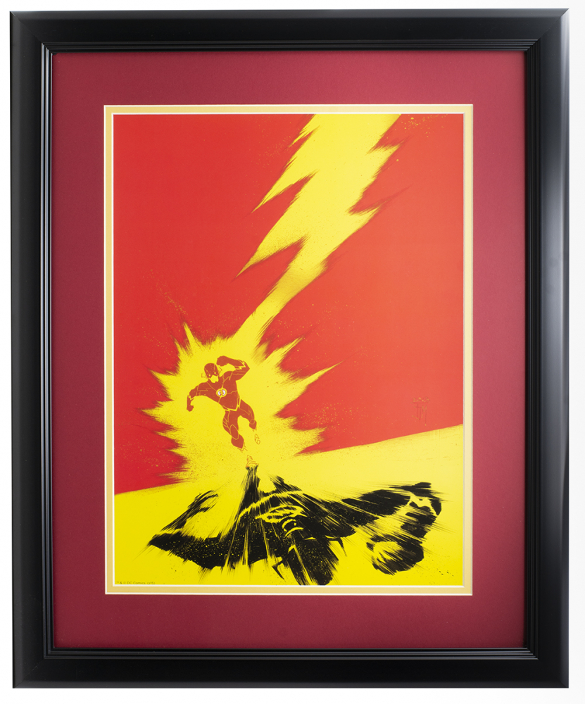 "The Flash" 16x23 Custom Framed Photo Display | Pristine Auction